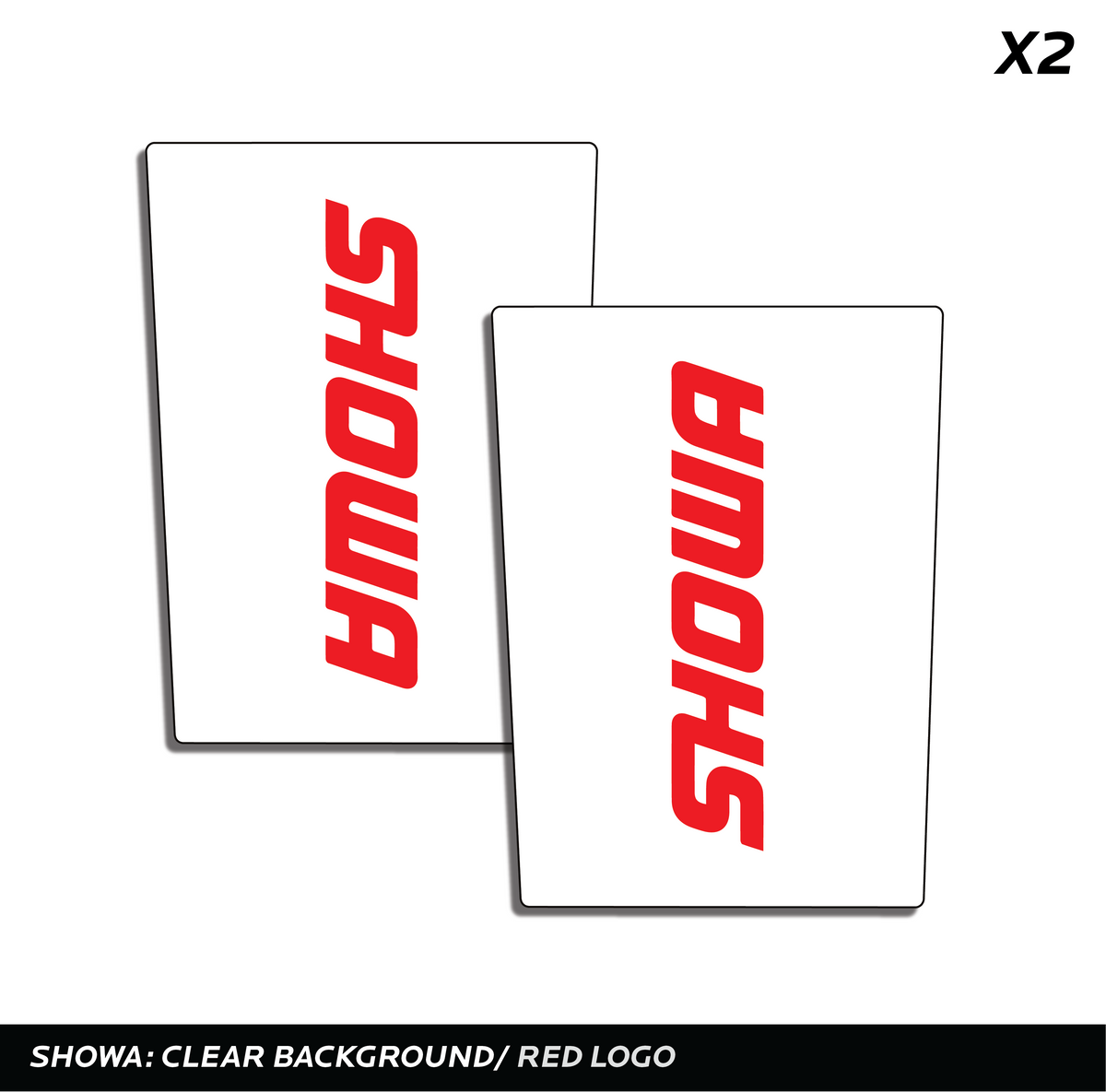 SHOWA FORK STICKERS – Elite Racing co